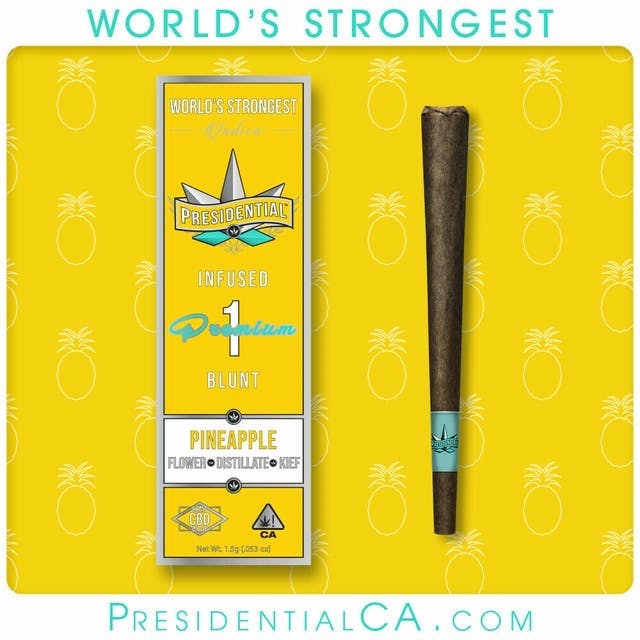 Presidential Rx: Pineapple Moonrock Infused Blunt 1.5g | Leafly