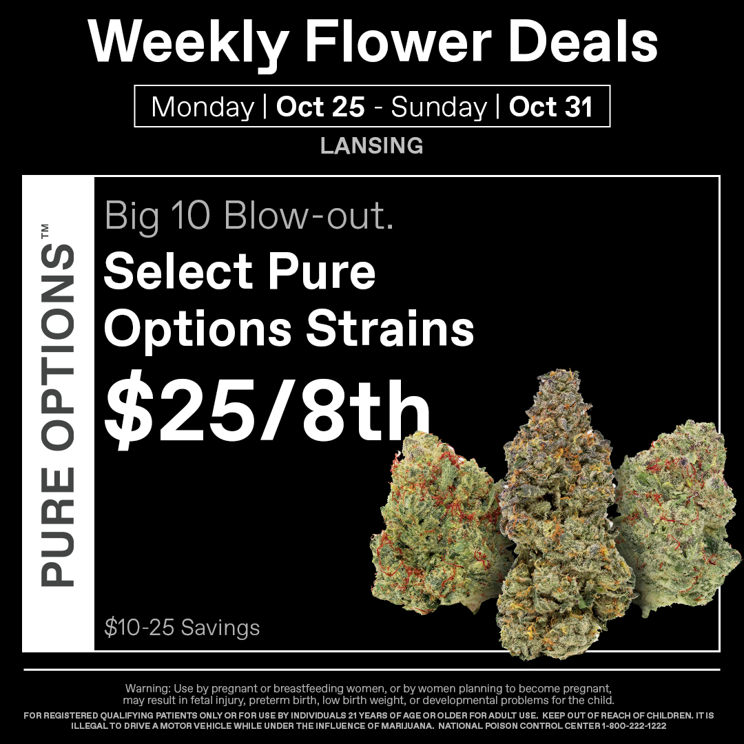 Pure Options - Lansing South - Recreational | Dispensary Menu, Reviews ...