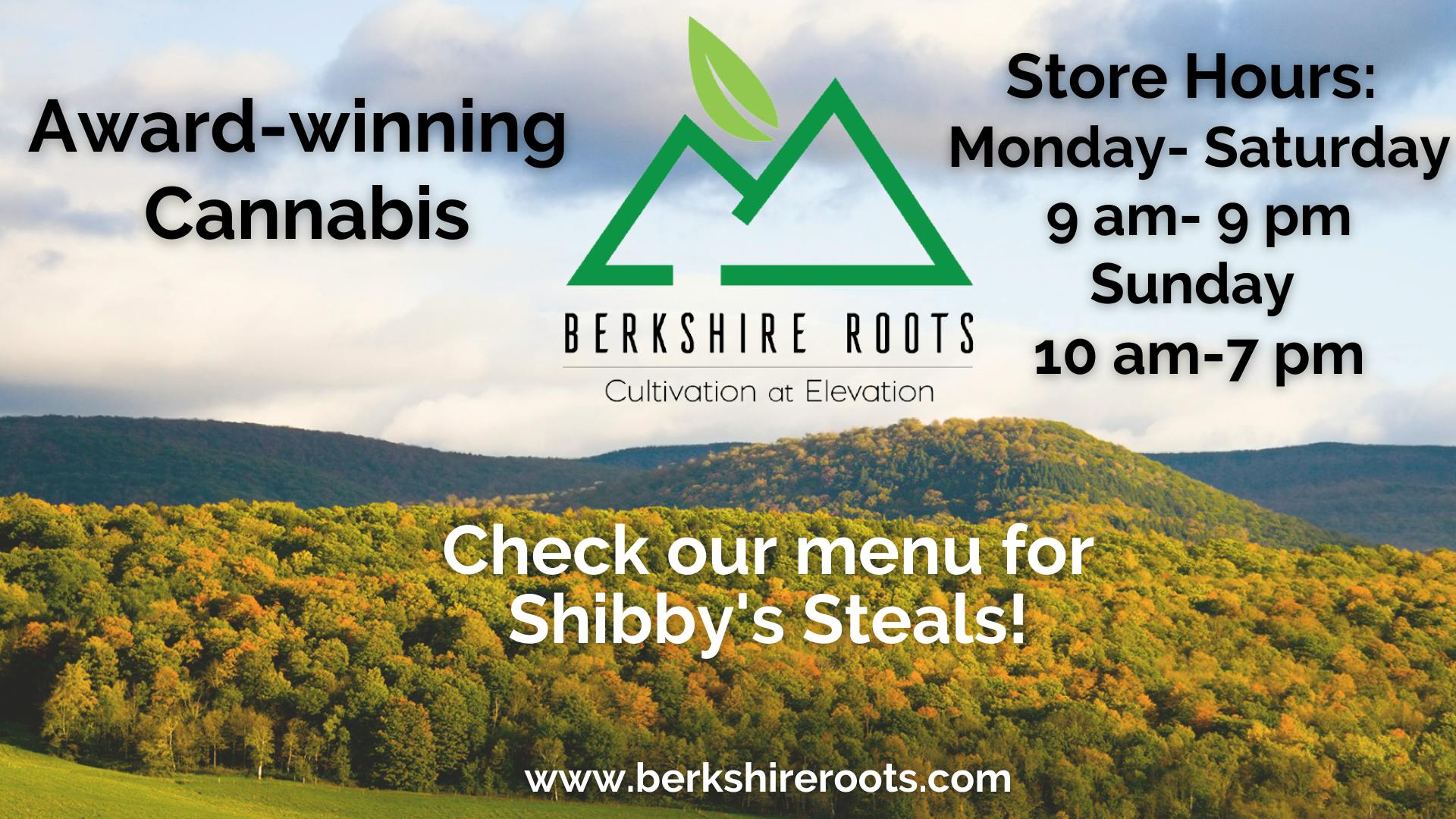 Berkshire Roots (ADULT USE) | Pittsfield, MA Dispensary | Leafly
