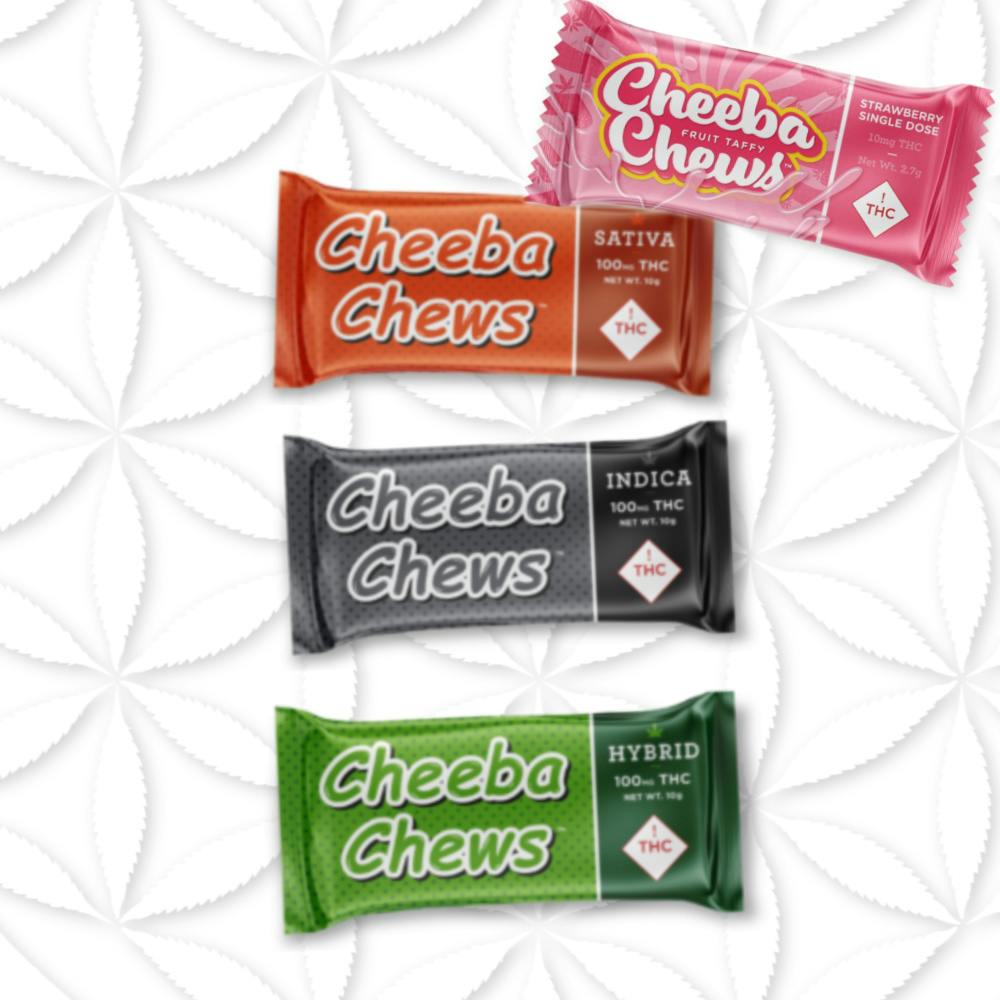 Cheeba Chews: Indica Chocolate Cheeba Chews 500mg 20-Pack | Leafly