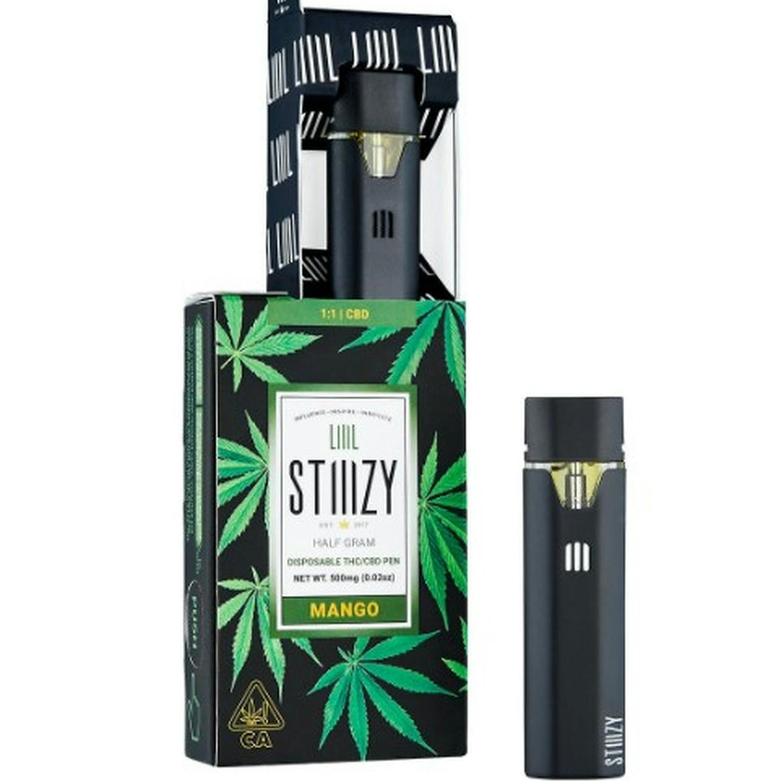 STIIIZY: 1:1 CBD Mango LIIIL Disposable Pen 0.5g | Leafly STIIIZY: 1:1 CBD Mango LIIIL Disposable Pen 0.5g | Leafly