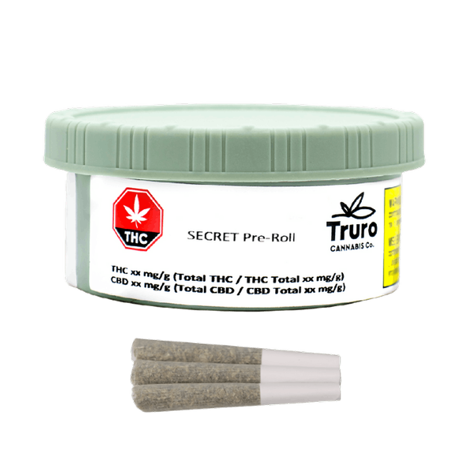 Truro Cannabis Secret Pre Rolls 1 5g 3 Pack Leafly
