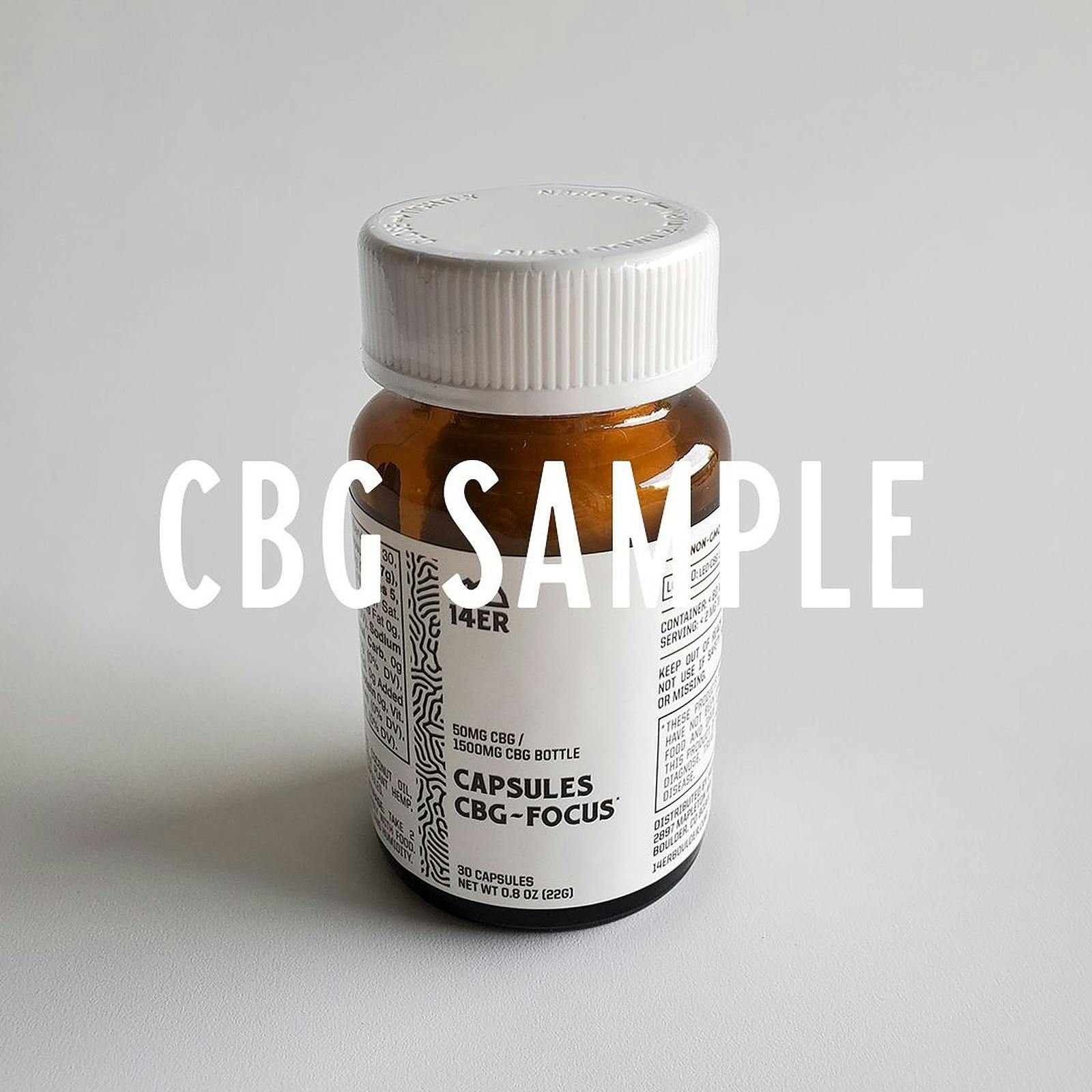 14er: CBG Pills Sample 100mg 4-pack | Leafly